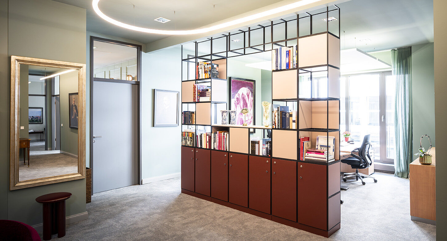 Modular furniture, display and interior system | GRID System